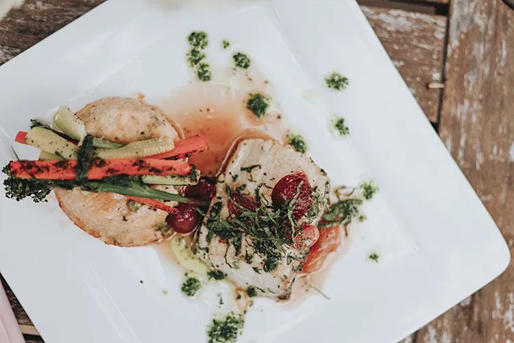 DIY Ocean Spray® Recipe: Gourmet Halibut in Pink Agrodolce