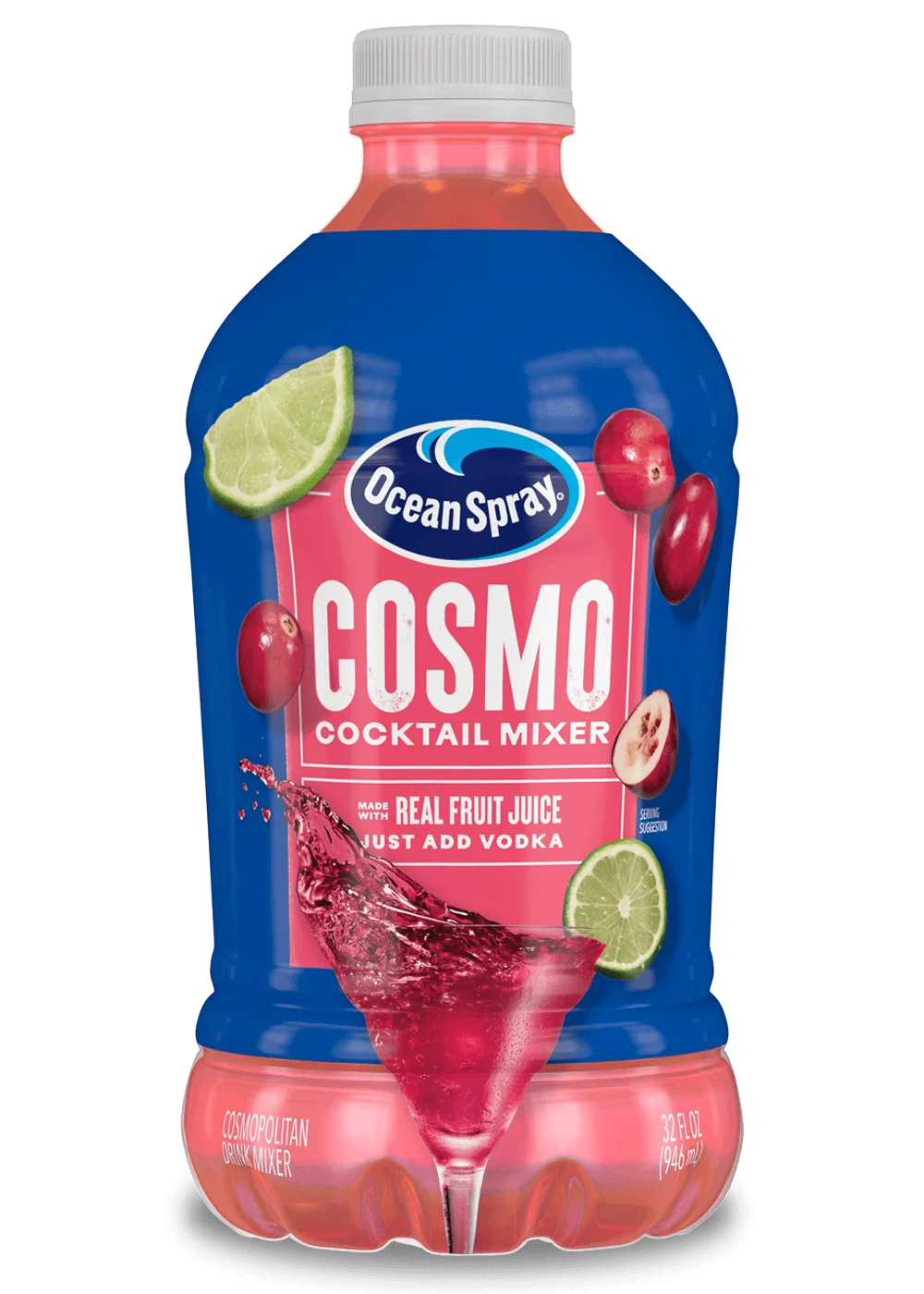 Ocean Spray® Cosmopolitan Cocktail Mixer - Easy Mixing Ingredients