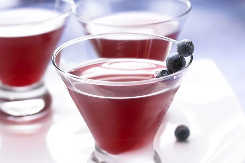 Ocean Spray® Recipes: Cranberry Blueberry Cosmopolitan Cocktail