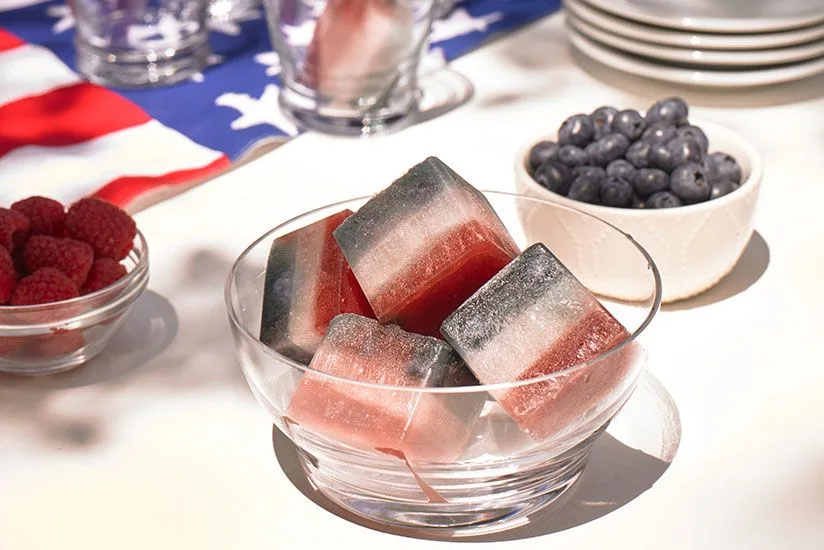 DIY Independence Ice Cubes: Easy & Refreshing Summer Recipes